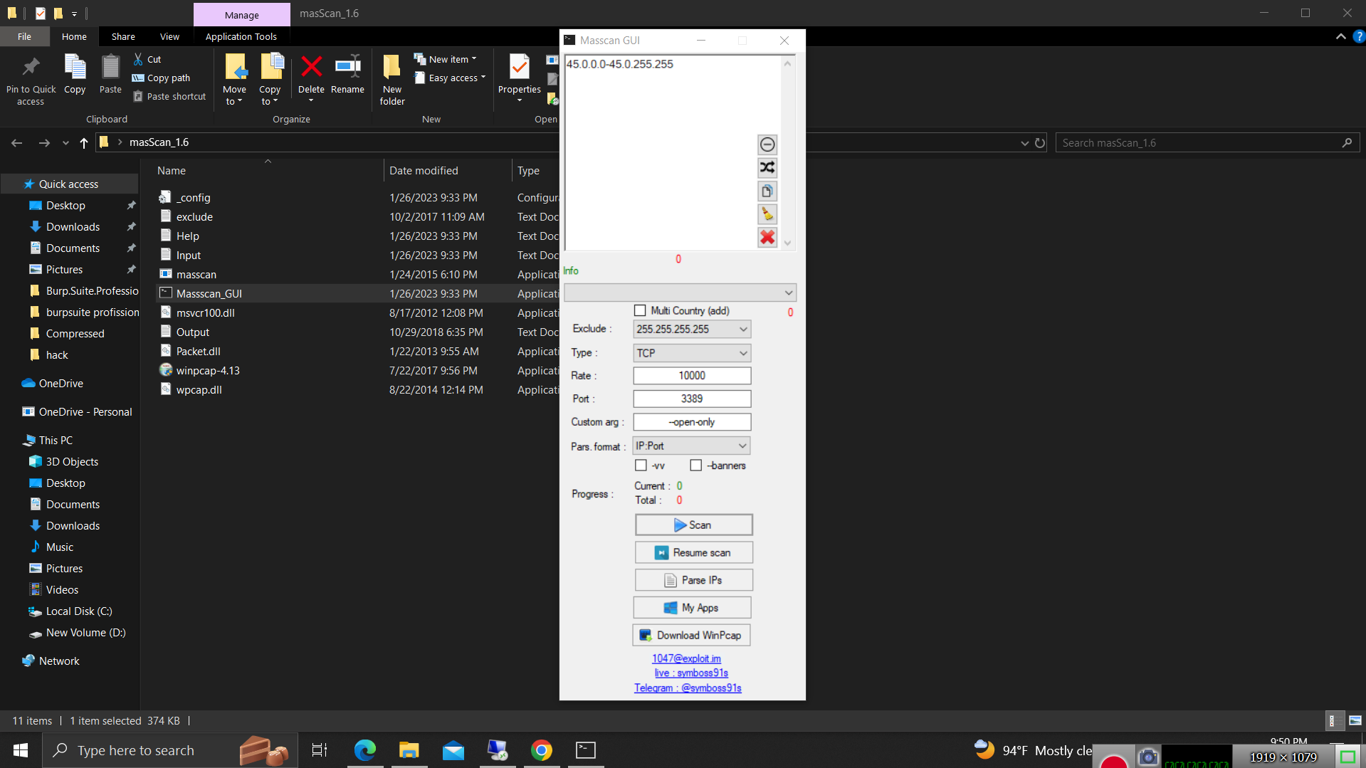 دانلود masscan ( ابزار اسکن آیپی ) - نیو آموز - آموزش هک و امنیت